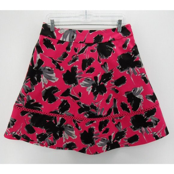 Isaac Mizrahi | Skirts | Isaac Mizrahi Skirt 2 Pink Aline Floral Career ...
